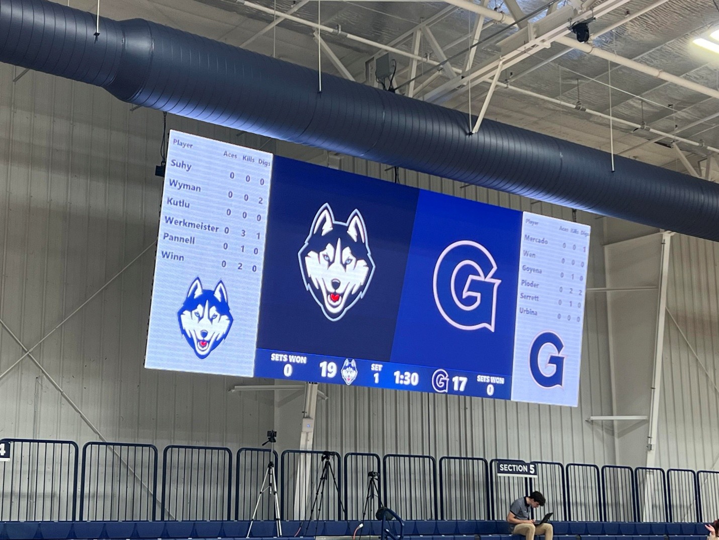University of Connecticut Athletics | Volleyball Center - LucentHD